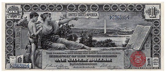 BezalelCoins - US Banknotes: Large Note-Silver Certificates