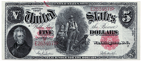 BezalelCoins - US Banknotes: Large Note-Legal Tender notes